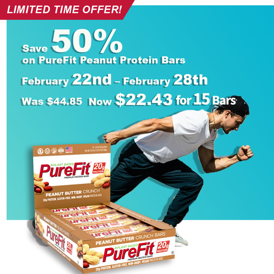 PureFit Nutrition Bars - High Protein Gluten-Free Vegan Nutrition Bars