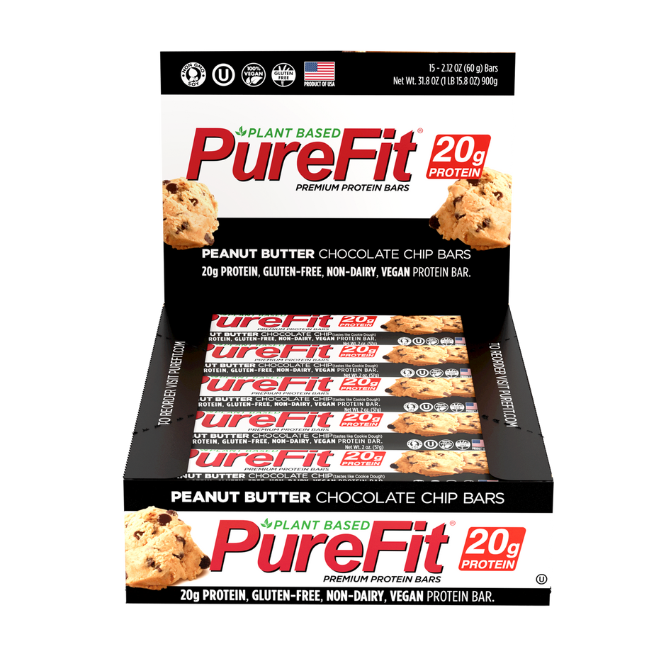 PureFit Nutrition Bars - High Protein Gluten-Free Vegan Nutrition Bars