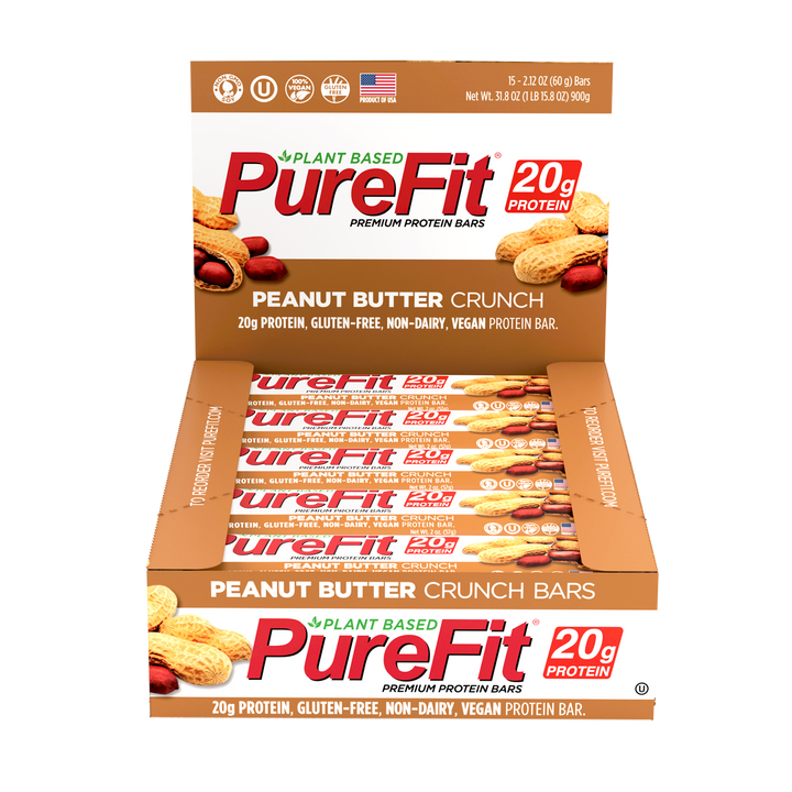 PureFit Nutrition Bars - High Protein Gluten-Free Vegan Nutrition Bars